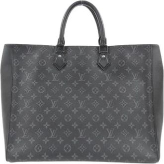 Louis Vuitton Sac Cabas Pre-owned en Toile - Homme - Pre-owned - Noir - Taille: ONE Size