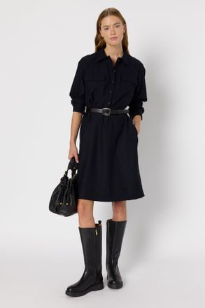 Gerard Darel Robe courte &agrave; col chemise - LEA - Marine