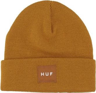 HUF Gerippte Beanie M&uuml;tze Set Latte - - Accessories - Herren - Beige - ONE SIZE