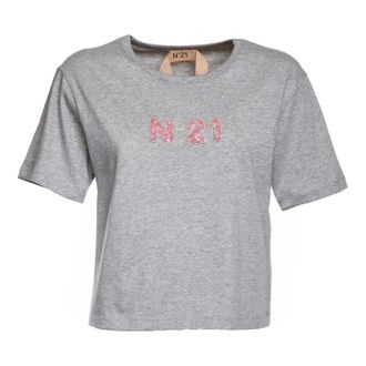 N&deg;21 Femme, Tops, Gris, Taille: 40 FR T-shirt court
