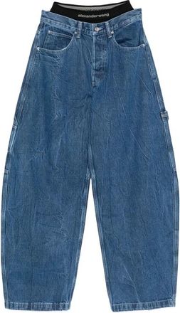 Alexander Wang Femme, Jeans, Bleu, Taille: W26 Jeans D&eacute;tail Charpentier