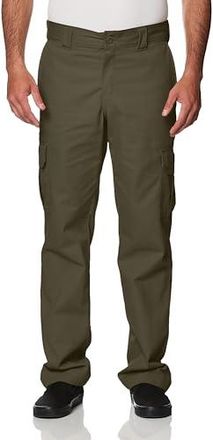 Dickies Regular Straight Stretch Twill Cargo Pant-P Pantalon dutilité Professionnelle, Vert Mousse, 30 W/32 L Homme