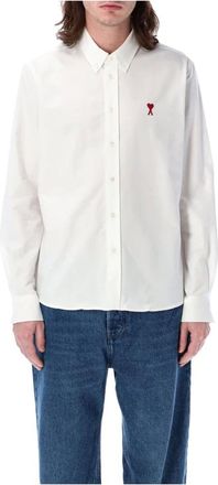 Ami Homme, Chemises, Blanc, Taille: XL ADC L/S Shirt