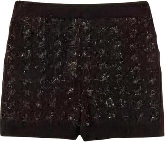 Twinset Short Shorts - Femme - Shorts - Noir - Taille: 40 FR