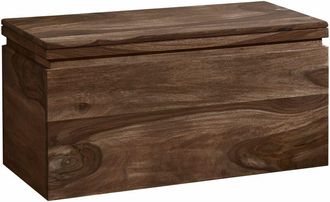 Massivmoebel24 Coffre 80x40 Palissandre teinté Smoked cherry TORONTO 116