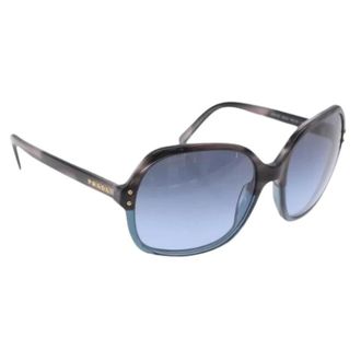 Prada Lunettes de soleil Spr17M Pre-owned - Femme - Pre-owned - Gris - Taille: ONE Size