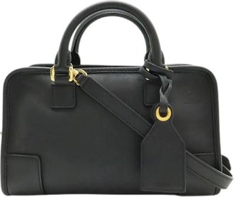 Loewe Pre-owned Amazona 23 Leather 2way Bag - Femme - Pre-owned - Noir - Taille: ONE Size