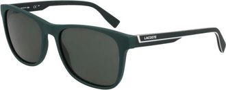 Lacoste Homme, Accessoires, Vert, Taille: ONE Size Lunettes de soleil &eacute;l&eacute;gantes inject&eacute;es