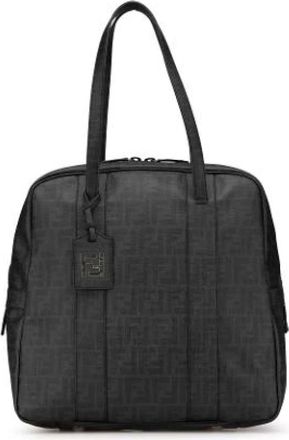 Fendi Pre-owned Toile sacs-fendi - Femme - Pre-owned - Gris - Taille: ONE Size