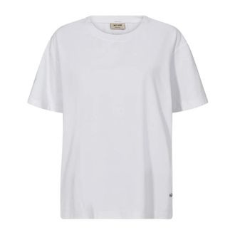 Mos Mosh Wei&szlig;es Basic Tee Top - - Tops - Damen - Wei&szlig; - M