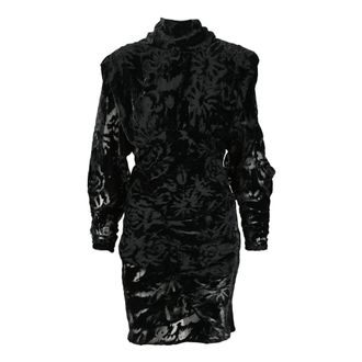 Iro Iro, Femme, Robes, Noir, Taille: 44 FR Robe en mélange de soie