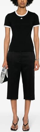 Courr&egrave;ges Signature Contrast T-Shirt