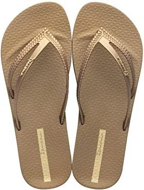 Ipanema lpanema Bossa Soft V Fem, Sandales pour femme, Beige doré, 39/40 EU