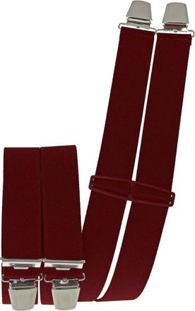 Harrys-Collection Herren Hosentr&auml;ger 2 Gr&ouml;&szlig;en gro&szlig;er Farbauswahl, Gr&ouml;&szlig;en:130 cm, Farben:weinrot