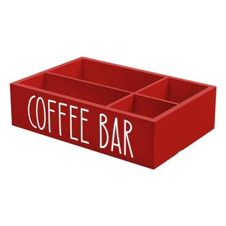 Generic Kaffeestation Veranstalter Holz - Pod Holder, abnehmbare Abteilung Design, Aufbewahrungsbox mit mehreren F&auml;chern, Stil Zubeh&ouml;r | F&uuml;r B&auml;nke Breakroom K