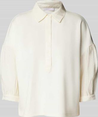 Rich & Royal Sweatshirt mit Hemdblusenkragen