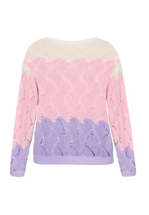 Usha Pullover Frauen rosa mehrfarbig