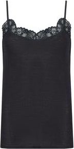 Hanro Top en laine et soie