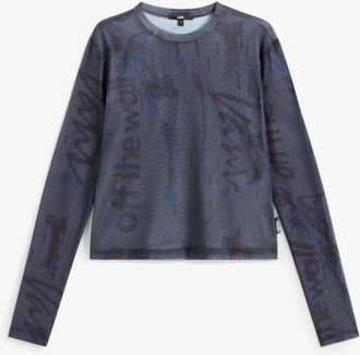 Vans Femme, Tops, Noir, Taille: 38 FR Ludlow Mesh Long Sleeve Top
