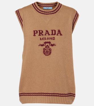 Prada Pullunder aus Wolle und Kaschmir