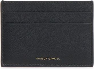 Mansur Gavriel Kartenetui mit Logo-Stempel - Schwarz