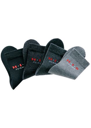 H.I.S Socken, H.I.S (4 Paar) Farb-Set Made in Germany