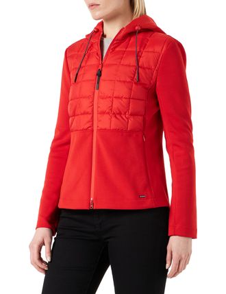 Gerry Weber Damen Softshelljacke mit Material-Patch Langarm unifarben Fire 42