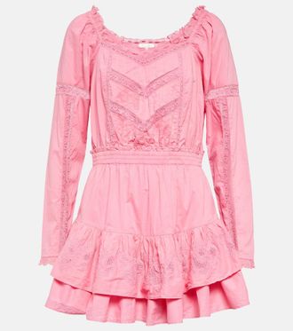 LoveShackFancy Robe Sanaya en coton