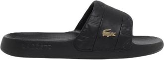 Lacoste Homme, Chaussures, Noir, Taille: 46 EU Serve Slide Hybrid Slippers