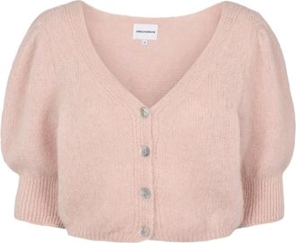 Americandreams Americandreams, Femme, Pulls, Rose, Taille: 44 FR Manda Alpaca Cardigan