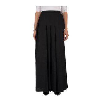 Max Mara Eleganter schwarzer Leinen-Maxirock - - Skirts - Damen - Schwarzk - XS