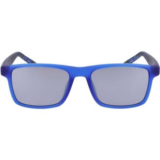 Nike Rechteck-Sonnenbrille f&uuml;r Herren/Damen Unisex, Alltag (K&ouml;nigsblau/Silber)
