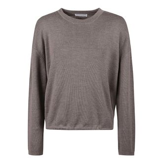Majestic Filatures Maille col rond - Femme - Pulls - Brun - Taille: 40 FR