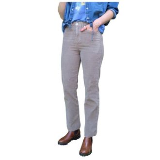 Denim Studio Salom&eacute; Cordhose - - Trousers - Damen - Beige - W25