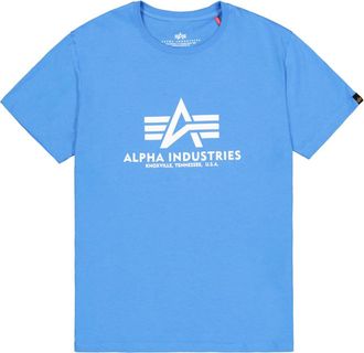 Alpha Industries Alpha Industries Herren Basic T-Shirt, Mediteranian Blue, XXL
