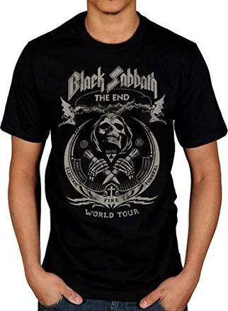 AWDIP Officiel Black Sabbath The End Mushroom Cloud Distressed T-Shirt