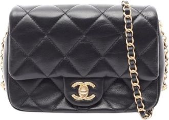 Chanel Sac bandouli&egrave;re vintage doccasion - Femme - Pre-owned - Noir - Taille: ONE Size
