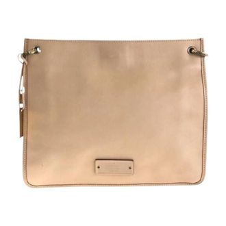 Gucci Pre-owned Leder Schultertasche Pochette - - Pre-owned - Damen - Beige - ONE SIZE