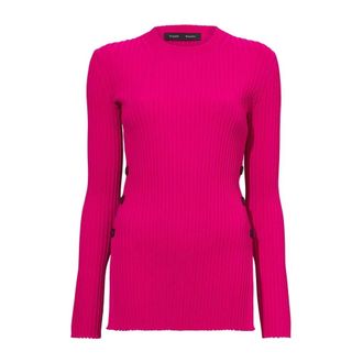 Proenza Schouler Gerippter Button-Detail Jumper - - Knitwear - Damen - Rosa - L
