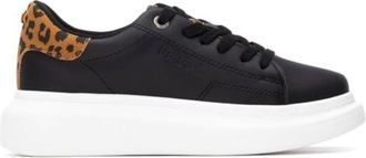 Refresh Sneakers Femme Noir - Chaussures Confortables et polyvalentes - Mode d&eacute;contract&eacute;e - Mod&egrave;le 17321902 (Taille41)