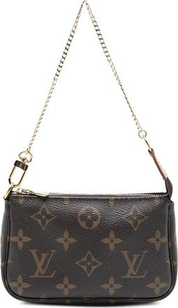 Louis Vuitton mini sac à main monogrammé Pochette Accessoires (2020) - Marron
