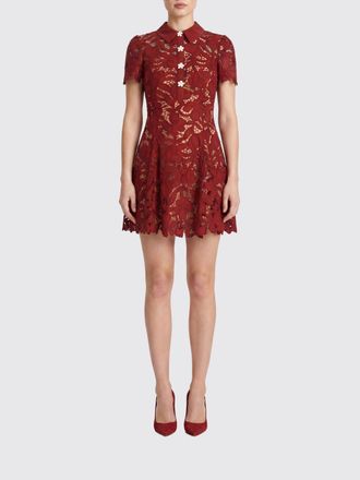 Self Portrait Robe Femme couleur Bordeaux