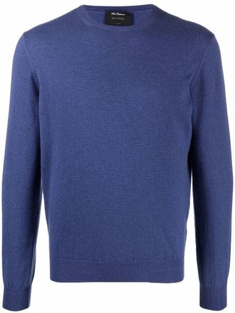 Dell'Oglio Kaschmirpullover mit Rundhalsausschnitt - Blau