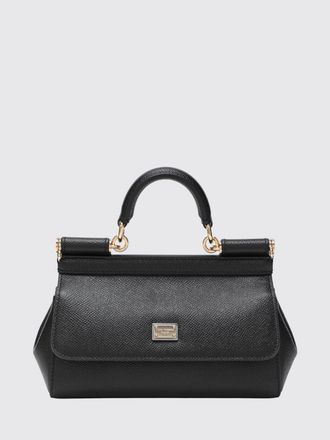 Dolce & Gabbana Mini sac &agrave; main Sicily en cuir de veau grain&eacute;