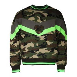 Dolce & Gabbana Camouflage Logo Pullover Sweatshirt Multicolor - - Sweatshirts & Hoodies - Herren - Mehrfarbig - M