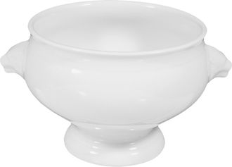 SELTMANN WEIDEN Terrine Löwenkopf ohne Deckel 1,00 l Lukullus Weiss Uni 00006