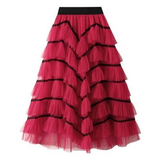 Generic Jupe Volant Noir Paillette Droite Élastiquée Carreaux Transparente Strass Tie Sauge Eau Viscose Soleil Doree Doudoune Nouveautés Clair Mesh Porte Pail