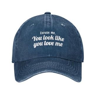 Generic Excusez-Moi, on Dirait Que Vous MAimez. Homme Femme Trucker Caps Anti-Soleil Snapback Cap L&eacute;ger Casquette Trucker pour Randonn&eacute;e Running Ext&eacute;rieur