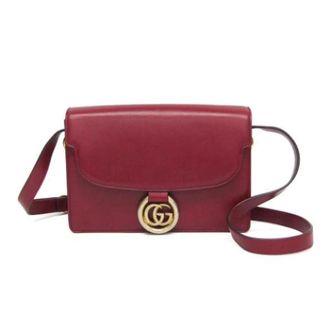 Gucci Pre-owned Cuir sacs-gucci - Femme - Pre-owned - Rouge - Taille: ONE Size