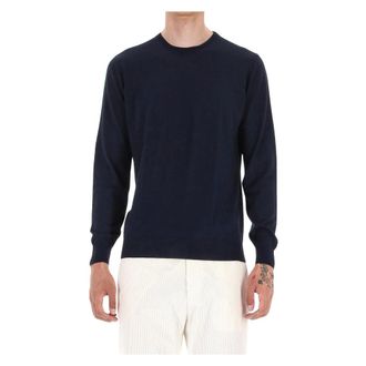 Drumohr Pull &agrave; col rond - Homme - Pulls - Bleu - Taille: 2XL